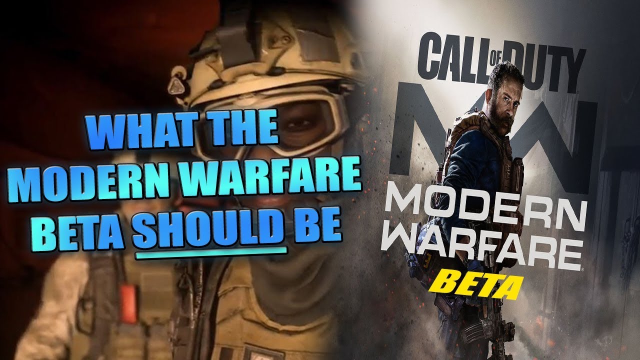 How I Would Run The Modern Warfare Beta