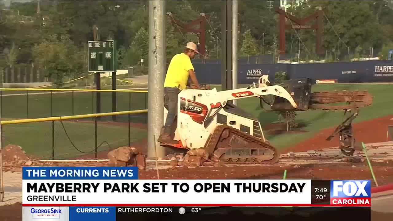 Mayberry Park: Historic Upstate ball field set to open this week