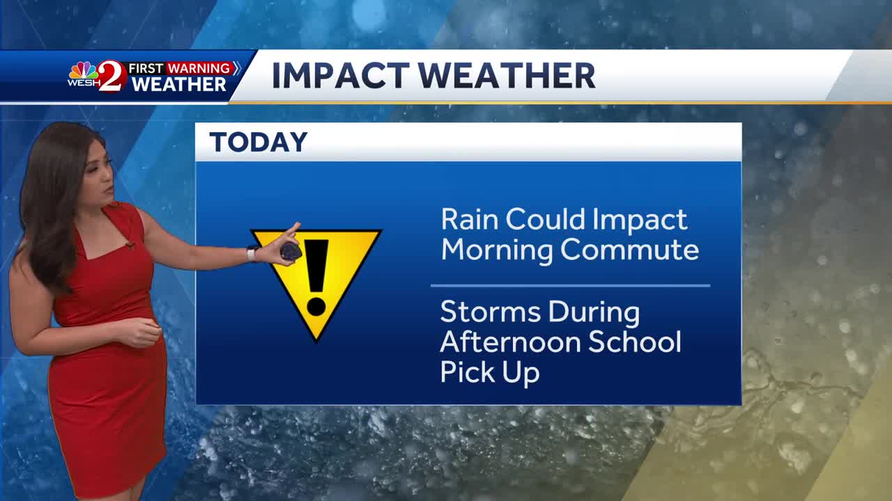 Impact Weather: Early rainfall could disrupt morning commute; storms ...
