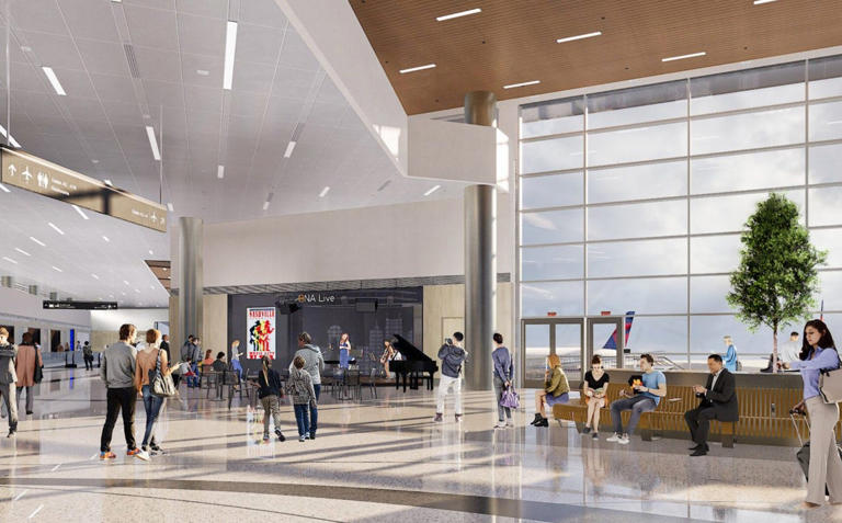 Nashville airport's $855M concourse expansion takes off. What to expect ...