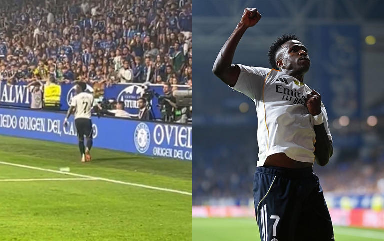 Video: Real Madrid Striker Vinícius Júnior Clashes With Real Oviedo ...