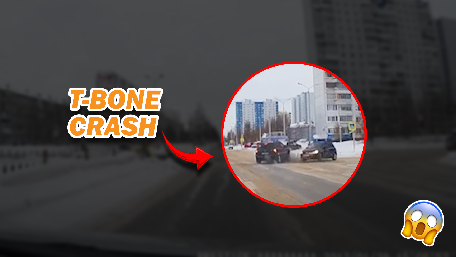 Real Crash Caught On Dashcam Footage
