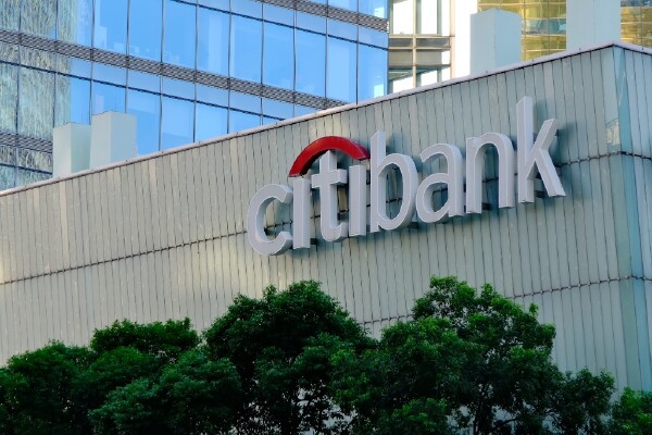citibank花旗银行的公司品牌logo商标标志
