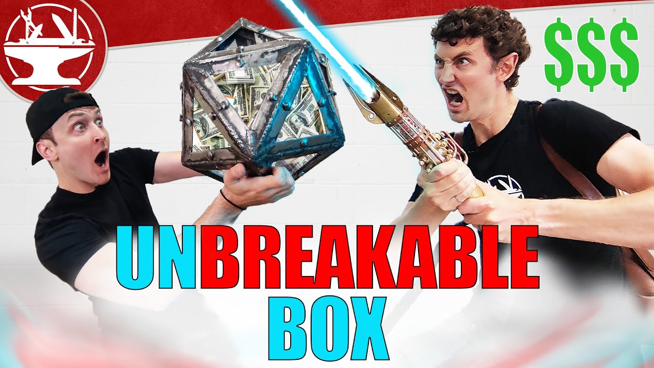 Can a real lightsaber break the unbreakable box?