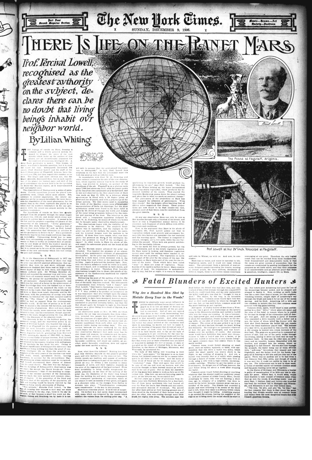 Martian mania! Progressive-Era Americans craved communication with the ...