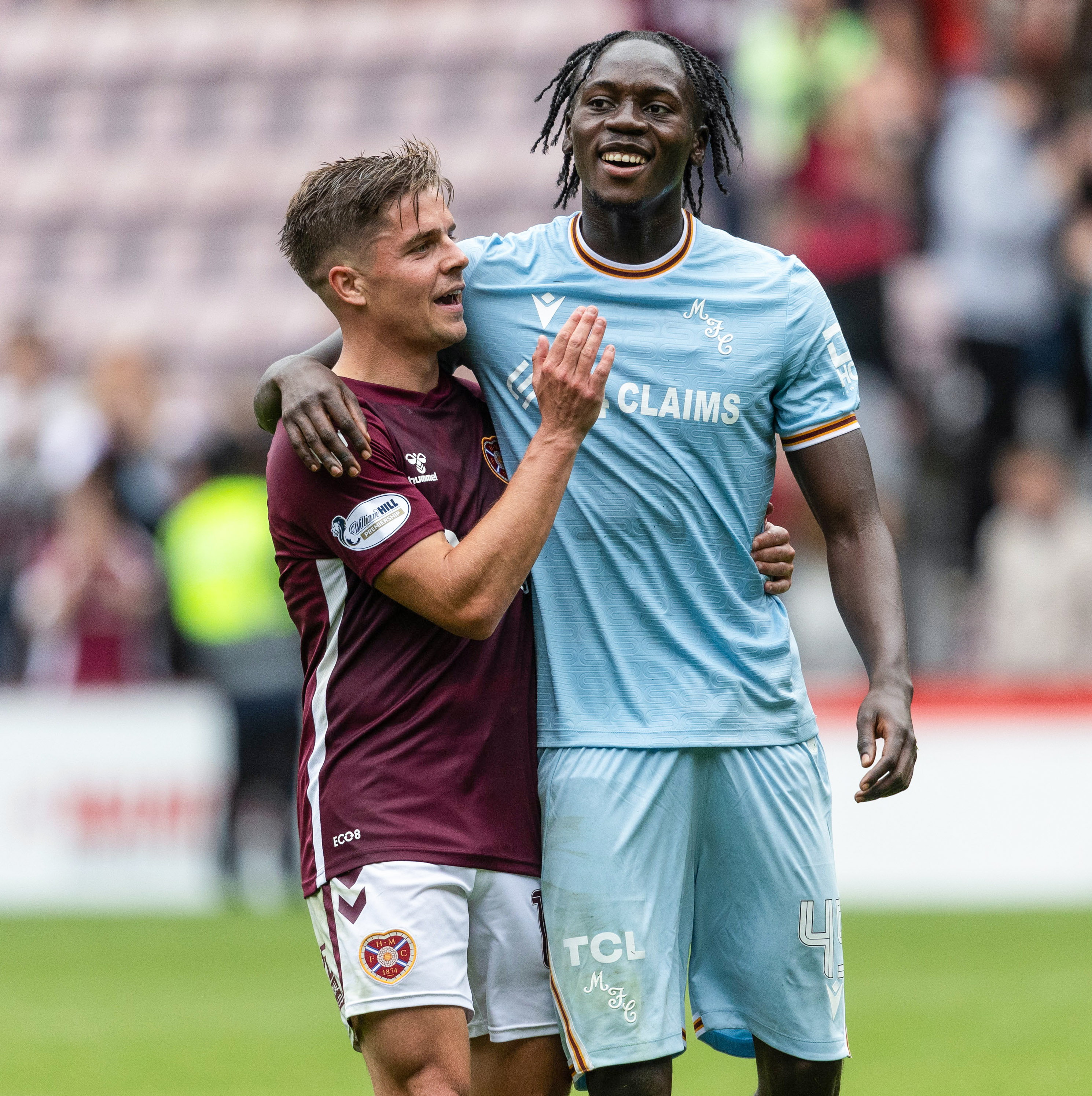 Motherwell ace reveals 10-word message from Hearts star Cammy Devlin ...