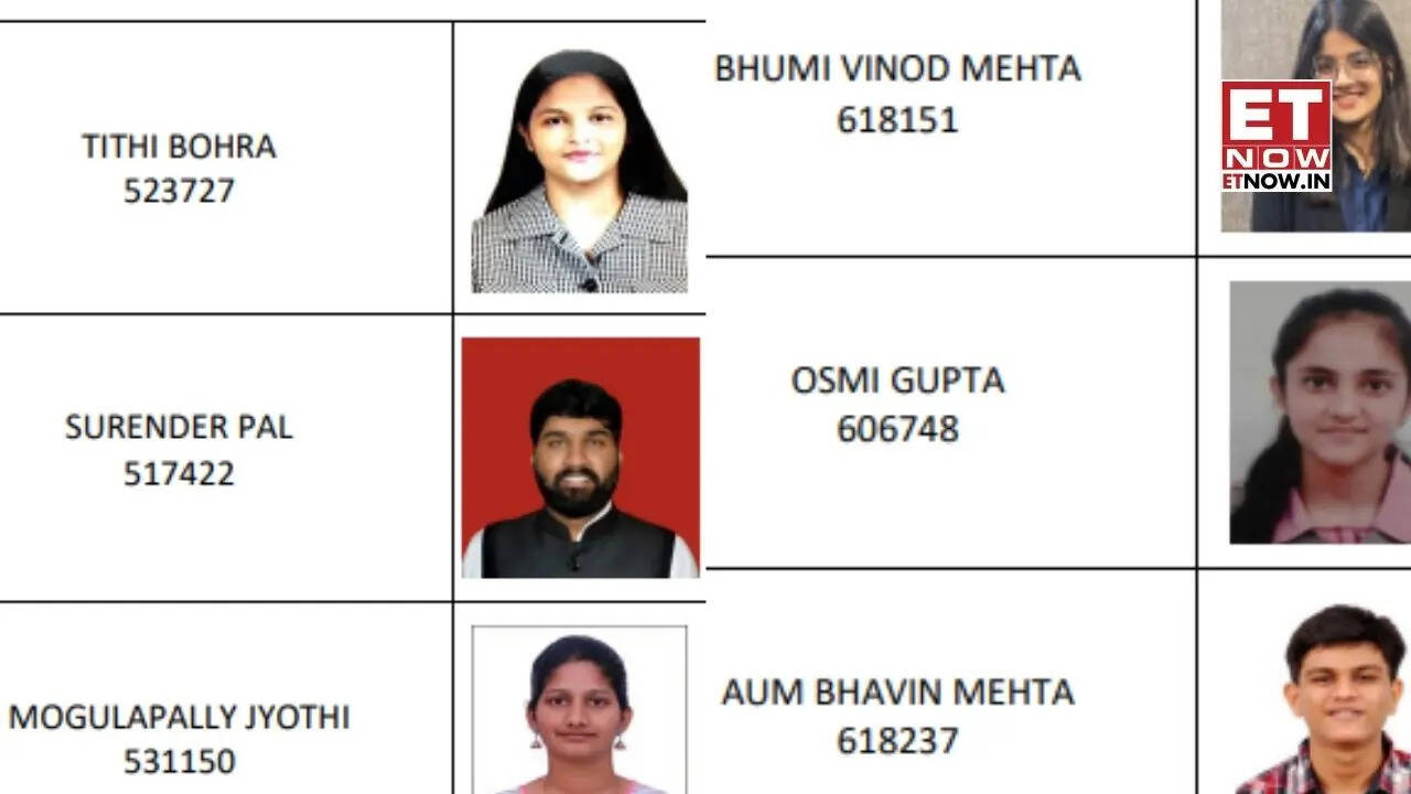 ICSI CS Merit List 2025 PDF: Tithi Bohra tops in Executive, Bhumi Mehta ...