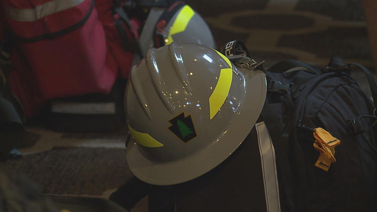 Caught on camera: Firefighter falls 13 feet through floor in ...