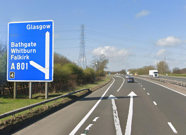 Overnight roadworks on M8 between junctions 3 and 4 get underway tomorrow