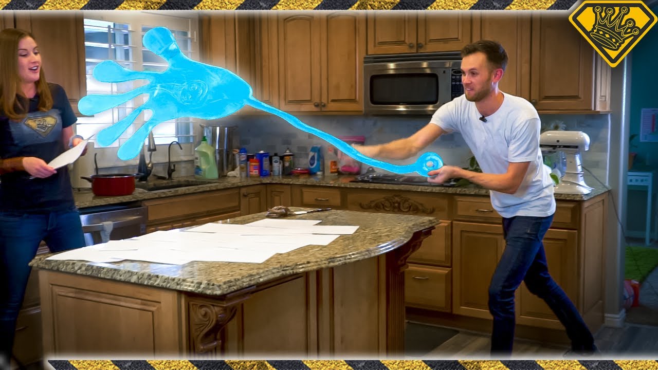 We made a sticky hand using 500 mini versions