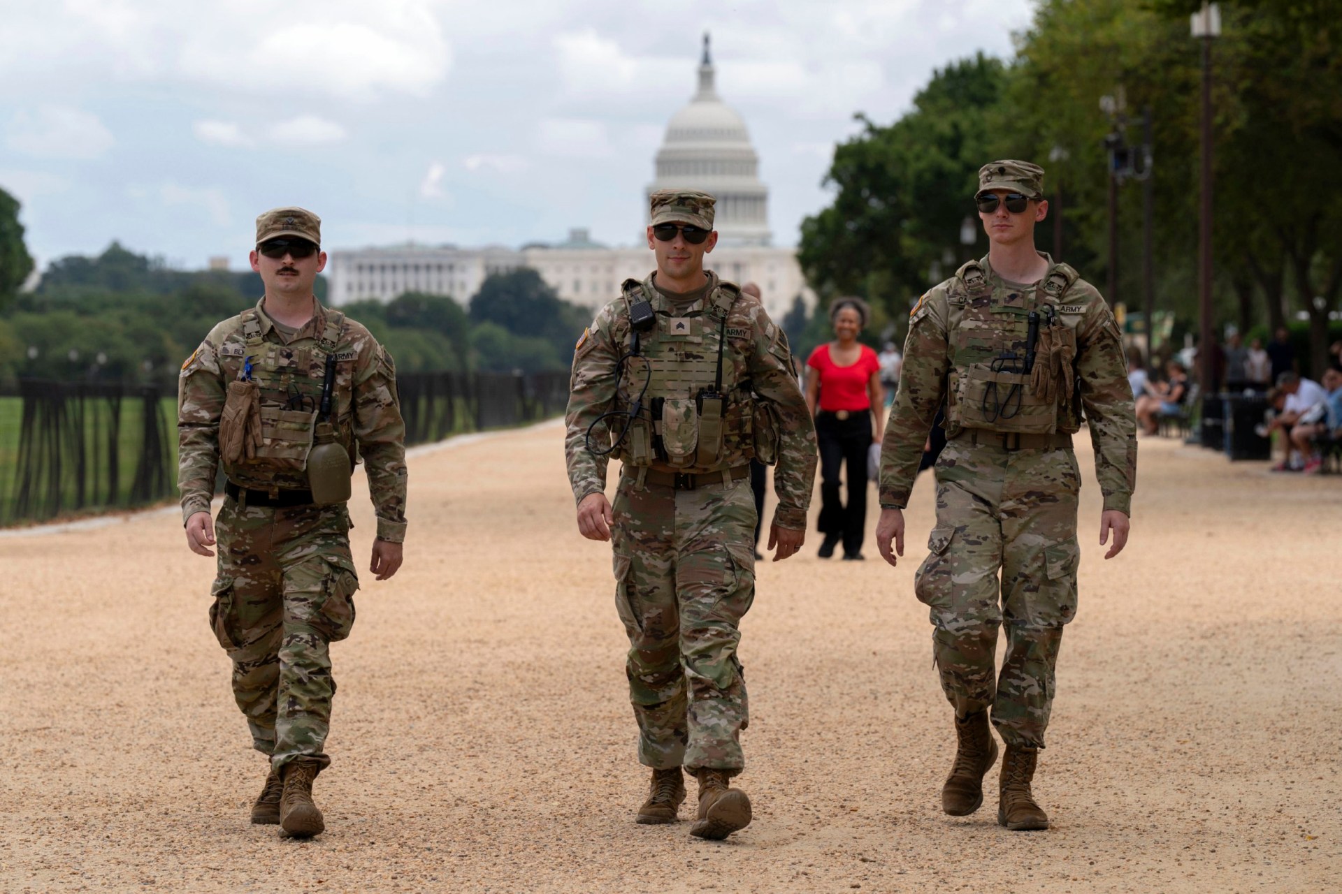 Trump deploys armed National Guard to Washington DC