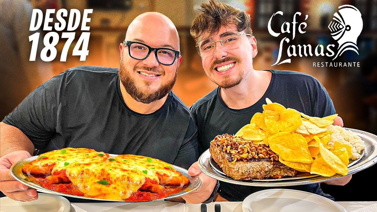 Experimentando o CAFE LAMAS, o MAIS antigo do Brasil!