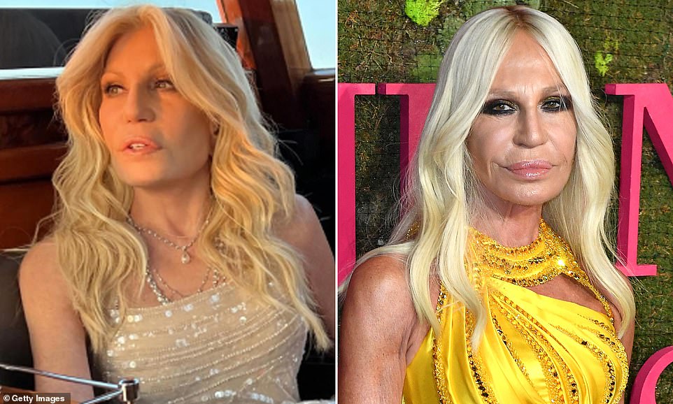 Donatella Versace shows off new look