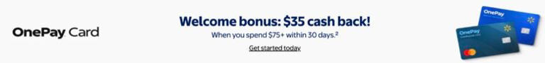 Walmart Launches OnePay CashRewards Card With Unlimited 5% Back for ...