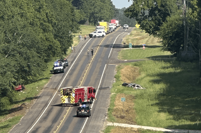 Authorities respond to deadly crash on Highway 110 near Whitehouse