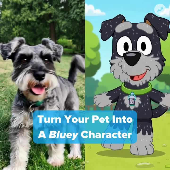 Turn Your Pet Into A "Bluey" Character