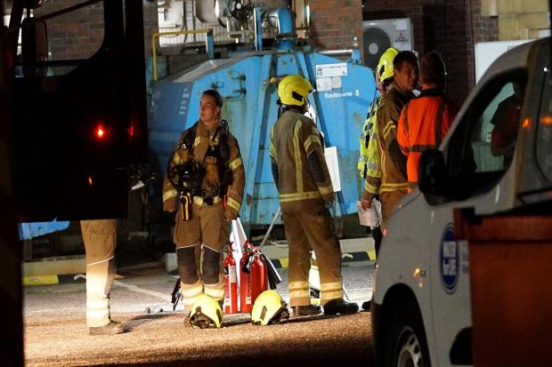 Electrical fault causes fire at sewage treatment plant