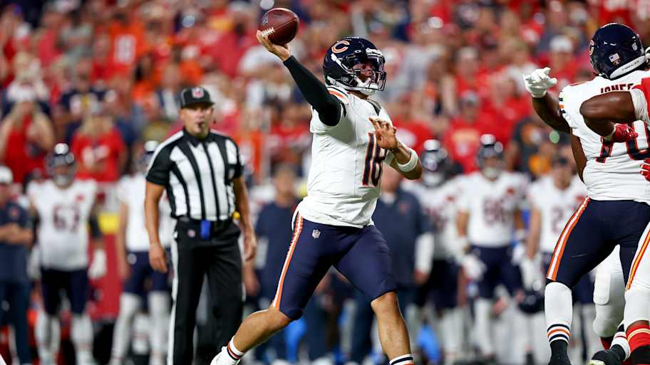Chicago host shuts down most insane Bears debate imaginable with Caleb ...