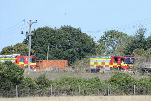 Update on smoke spreading after muck heap fire near village