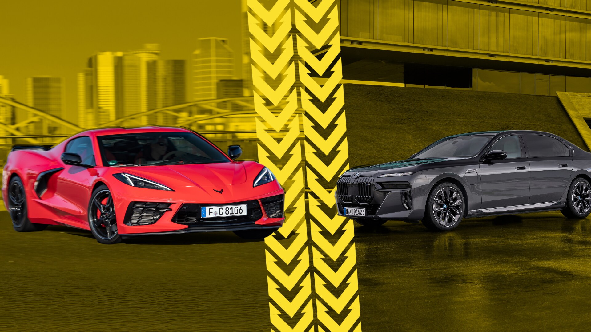 Corvette C8 vs BMW M760e, les sensations d'une supercar contre la ...