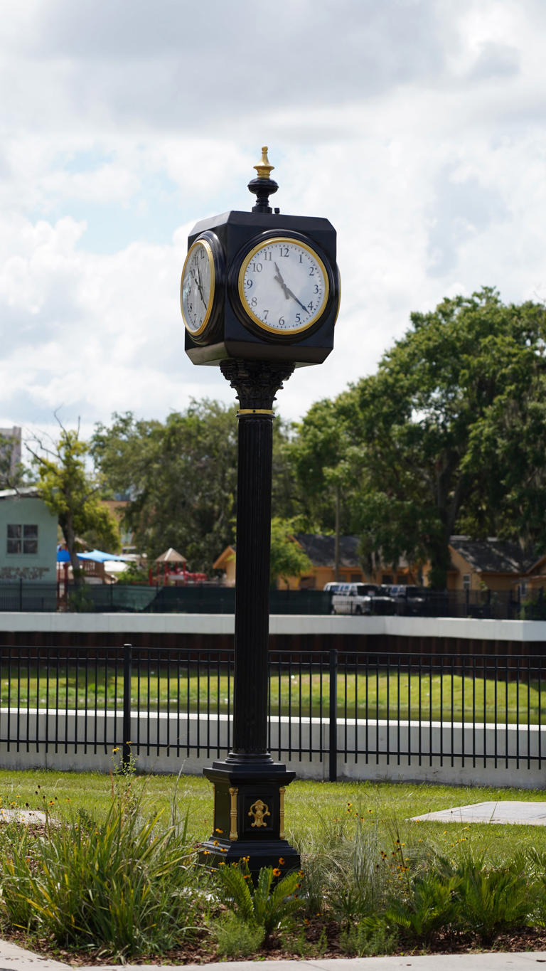 Beloved four-faced clock is restored in Orlando