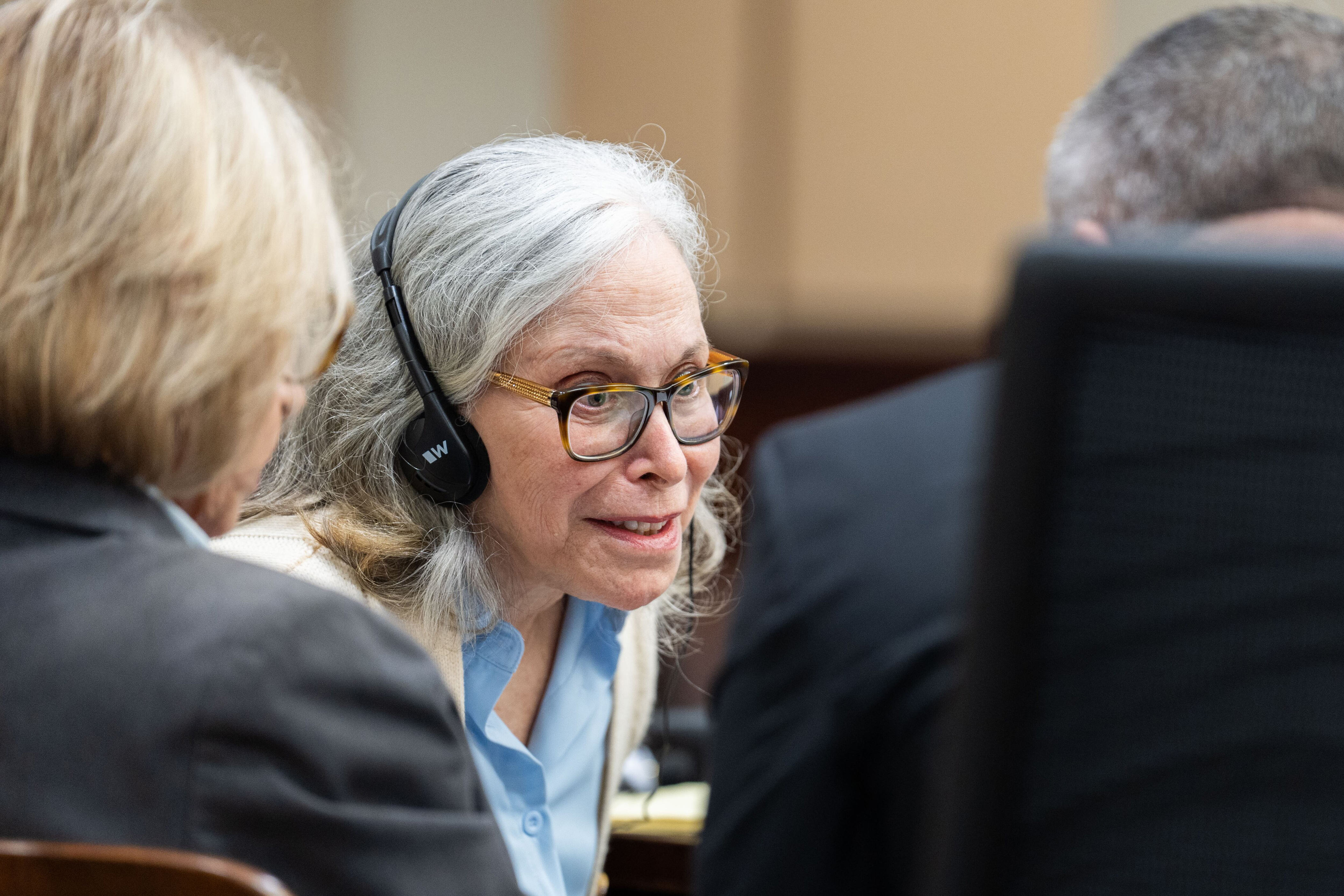 PHOTOS: Wendi and Robert Adelson take the stand in mother’s murder trial