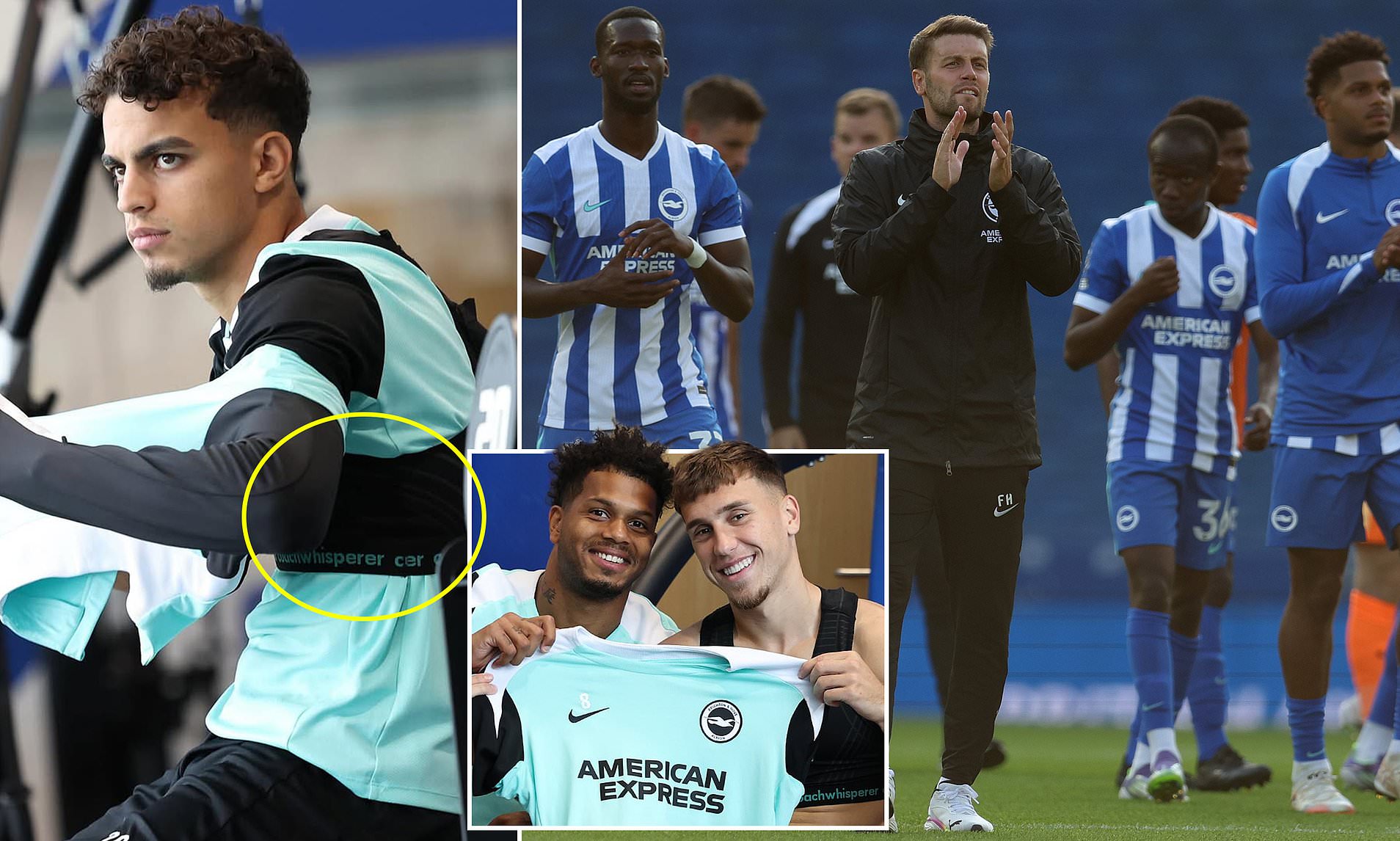 Brighton debut brand new software for training sessions