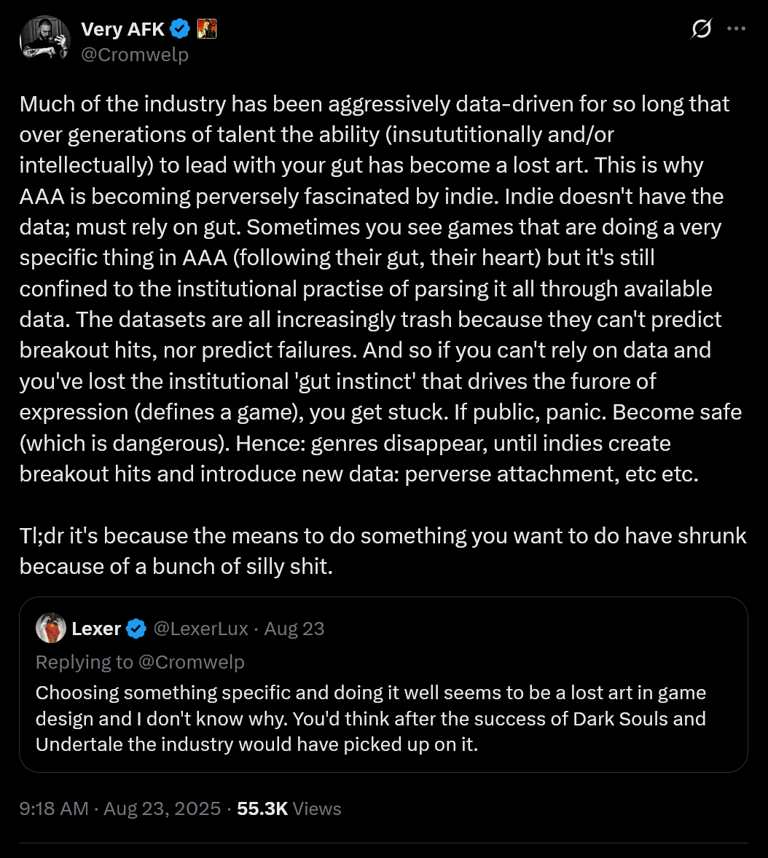 Larian publishing chief says mainstream game industry has a 'perverse ...