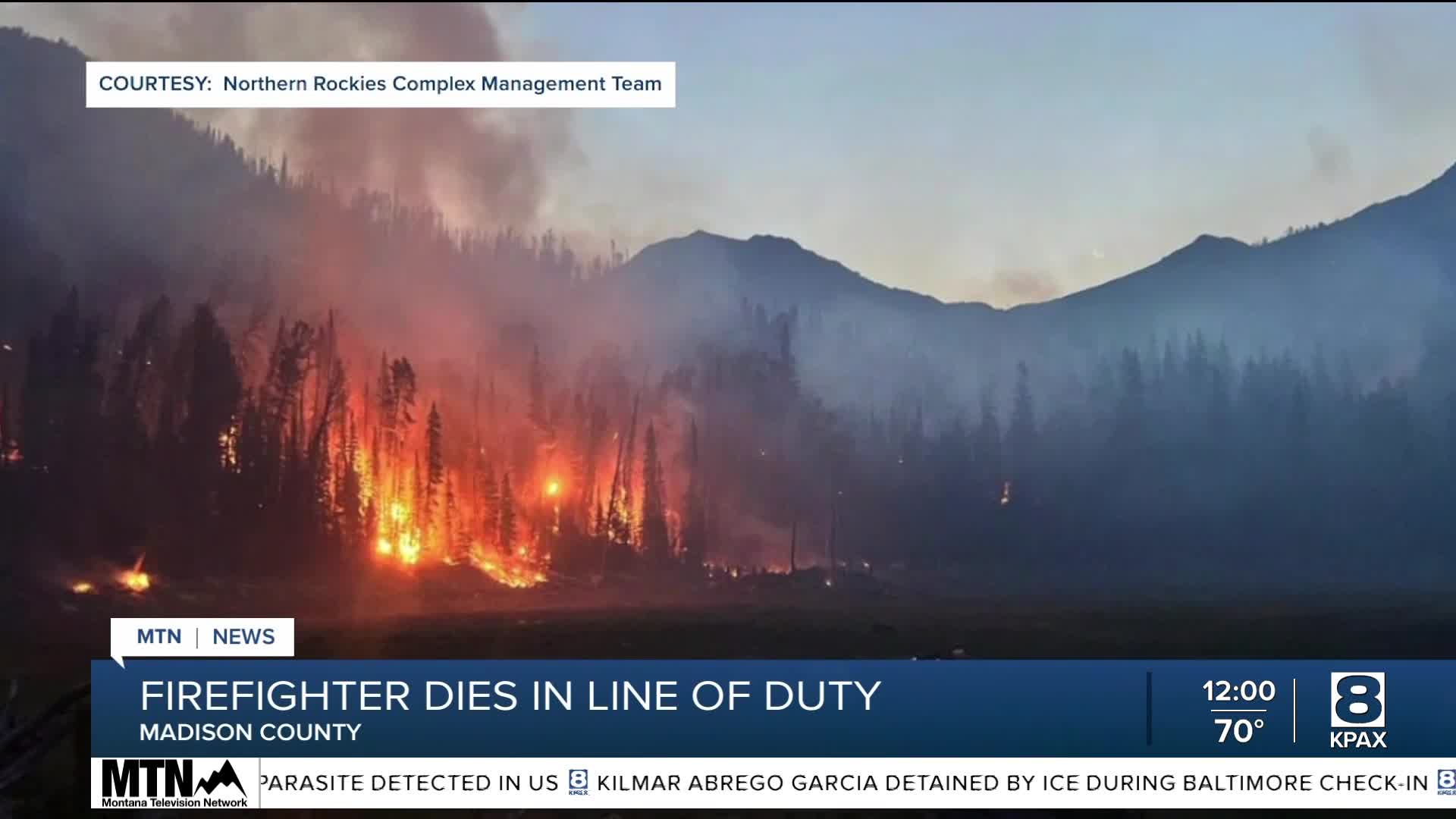 Firefighter dies Sunday while fighting Southwest Montana wildfire