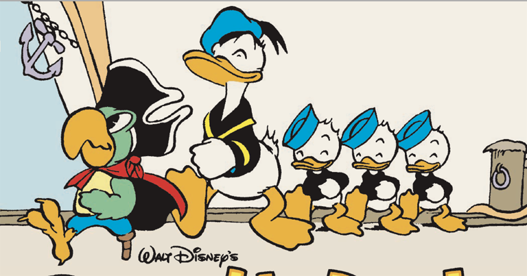 A new book collects the very first Donald Duck work of comic book ...