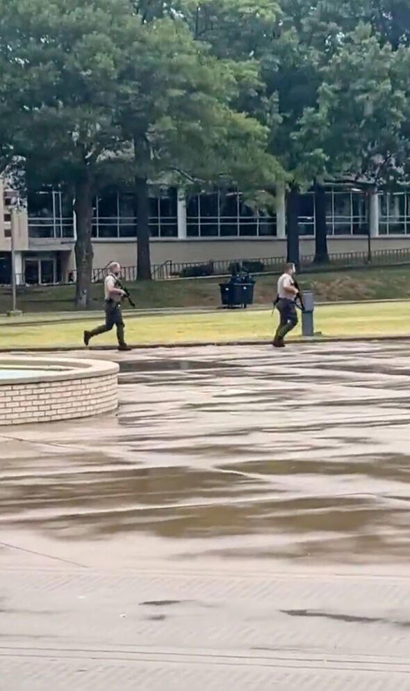 University of Arkansas shooting fears as students 'barricaded' on campus