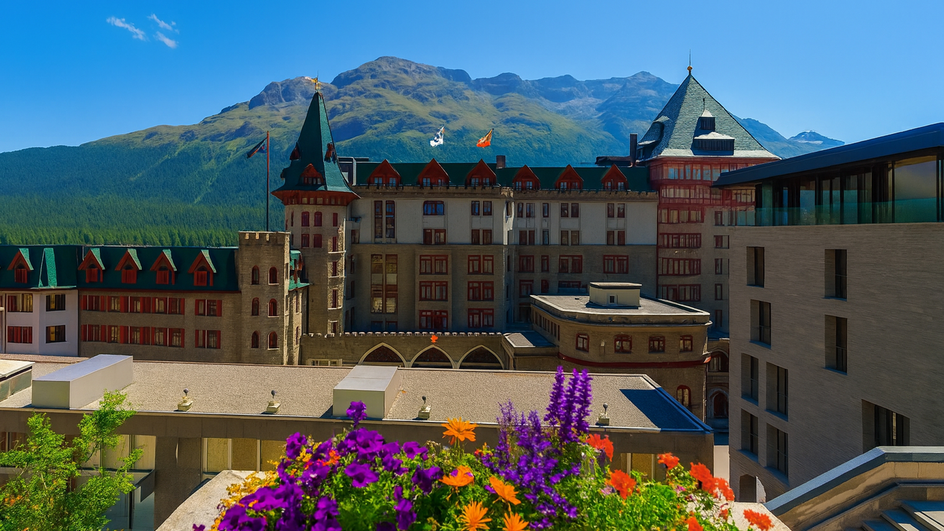 Walking Tour of St. Moritz – Swiss Alps (4K)