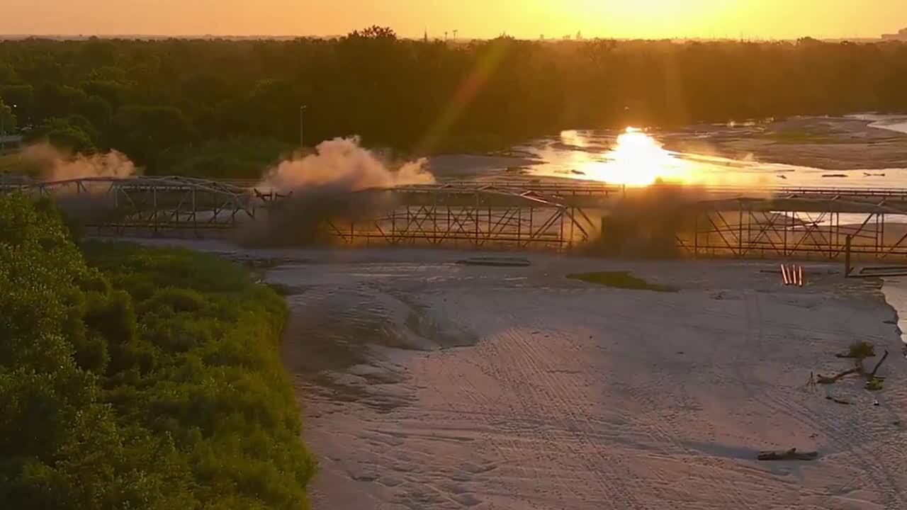 Final section of Loup River Bridge in Columbus demolished ahead of rebuild