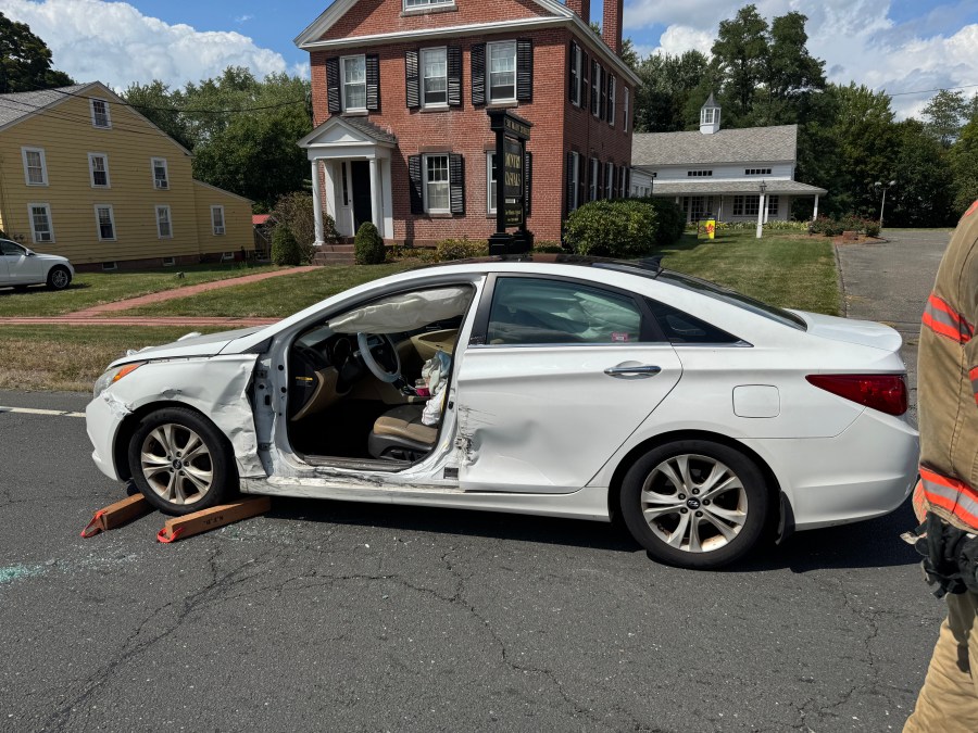Crews rescue person after crash in Somers