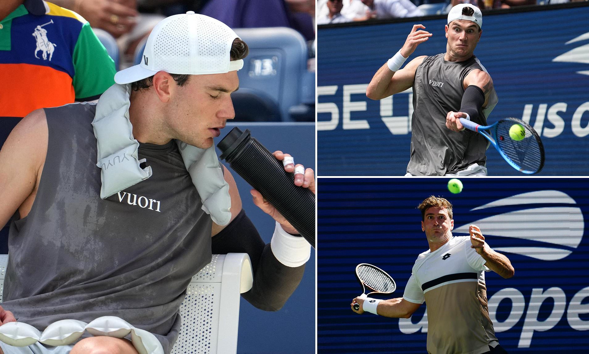 Jack Draper struck by sickness again in gutsy victory against Federico Gomez at US Open