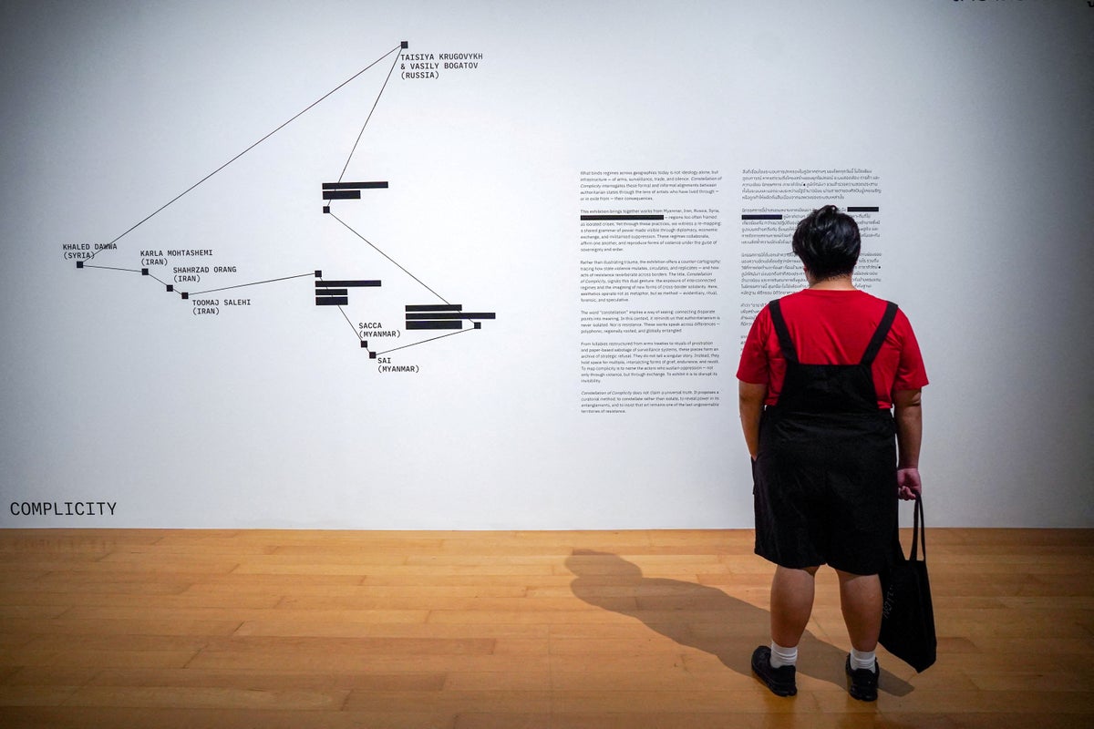 Artist who fled to the UK after exhibition exposing authoritarian ...