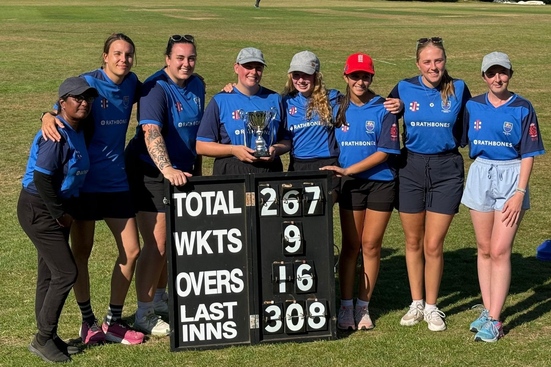 Chichester’s women celebrate Sussex softball success