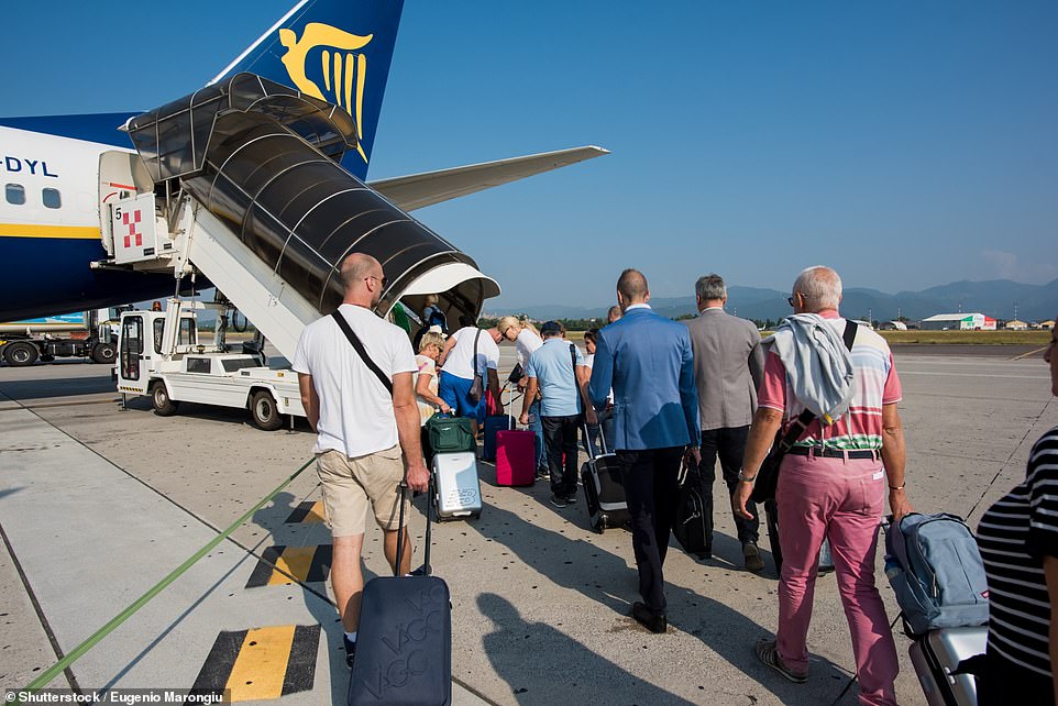 Ryanair flight grounded after passenger 'tries to open emergency exit'