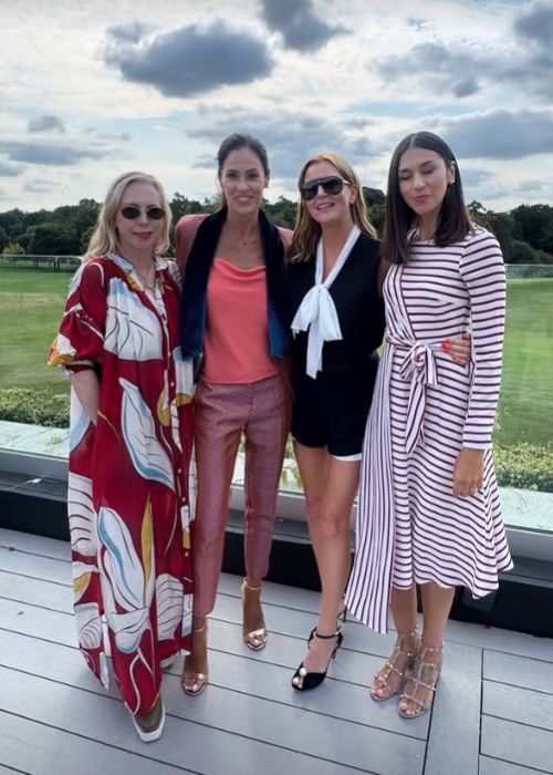 Glenda Gilson’s Irish designer suit is a touch of class