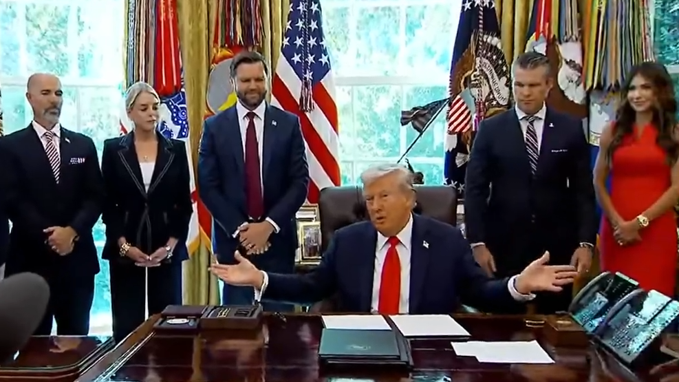 'This Is Very Important': Donald Trump Takes Victory Laps As He Signs Executive Order Making ...
