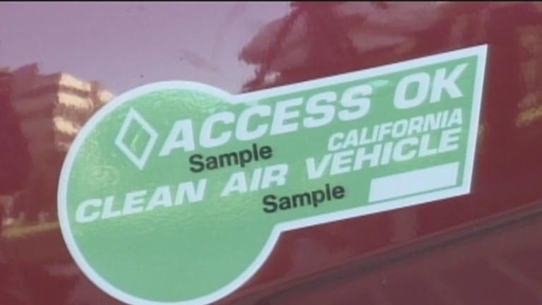 California's popular EV carpool lane decal program is ending: What to know
