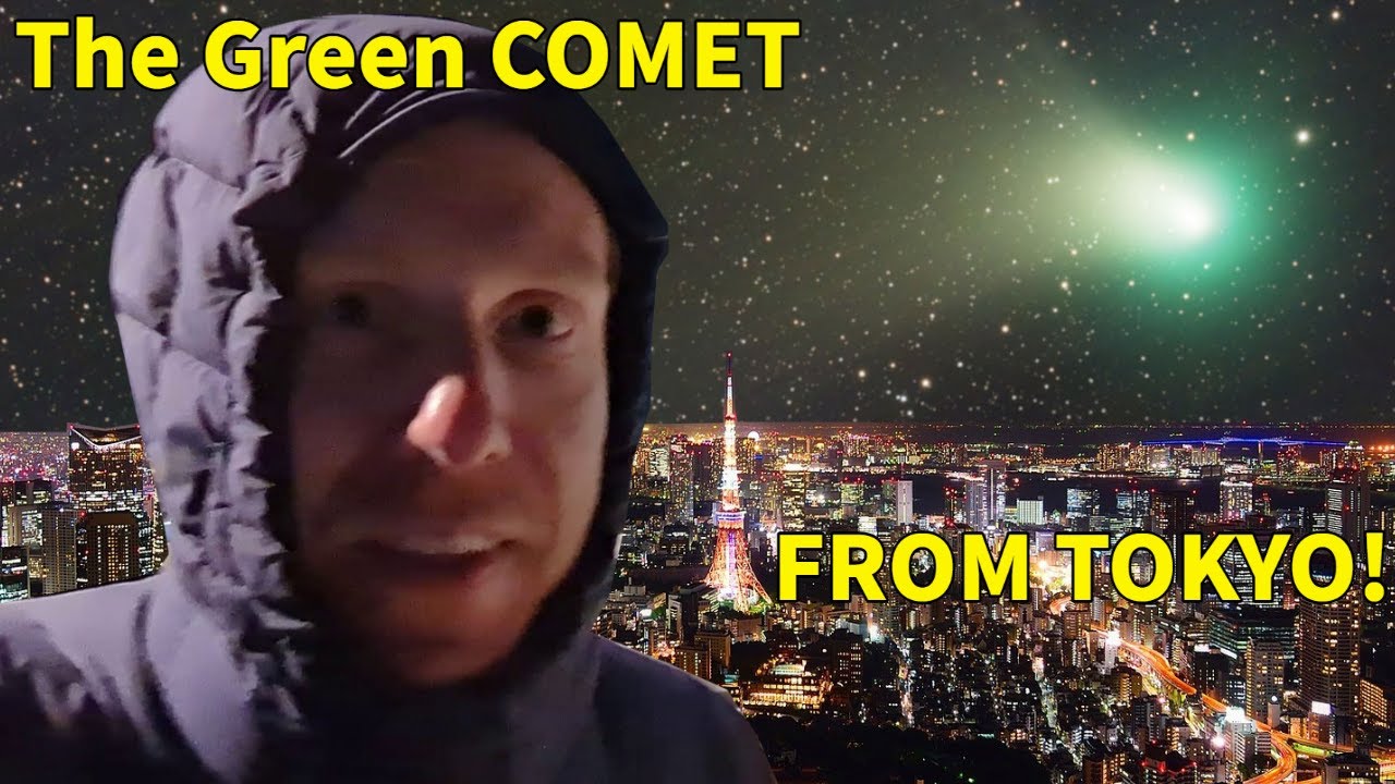 Capturing the Green Comet from Tokyo – Processing Challenges!