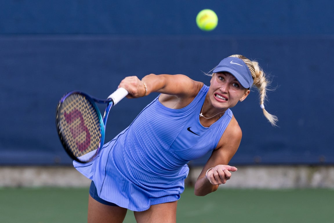 Standout photos of elite women's tennis player Anastasia Potapova