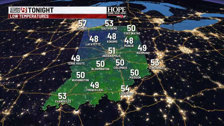 Near record cool mornings, quiet pattern continues | Aug. 25, 2025