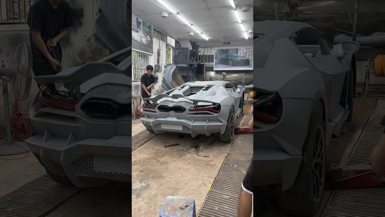 Homemade Lamborghini Revuelto #build #automobile #building #diy #homemade