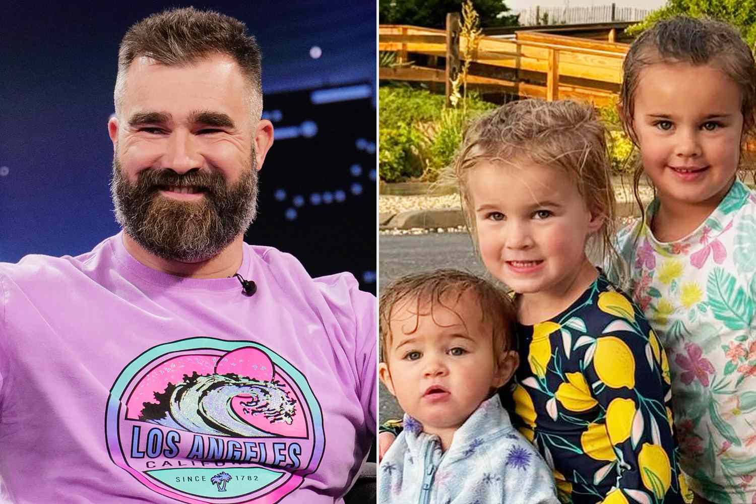 Jason Kelce's Daughters Look All Grown Up in Rare Video of His Girls ...