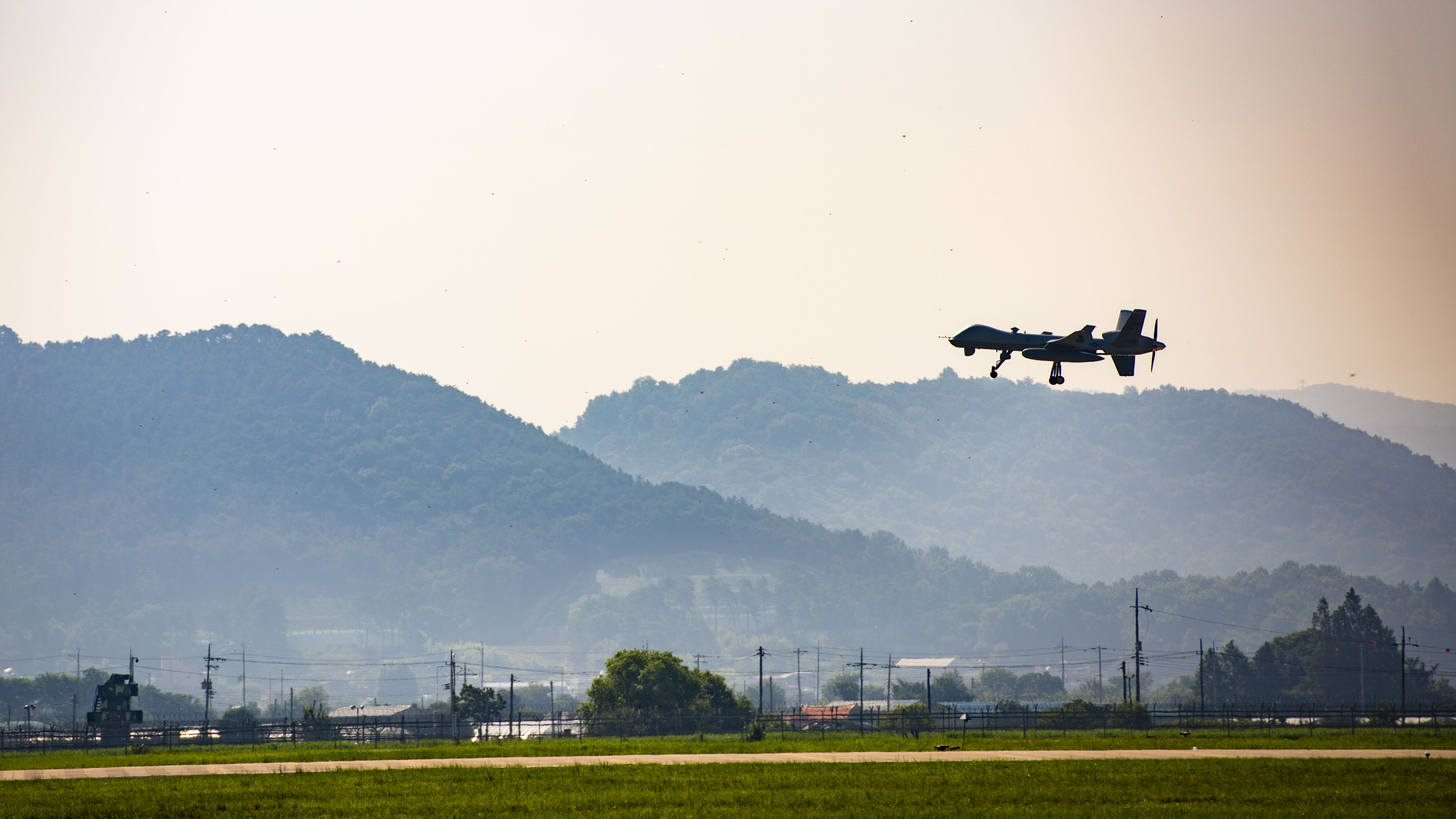 Photos show US Reaper attack drone on North Korea's doorstep