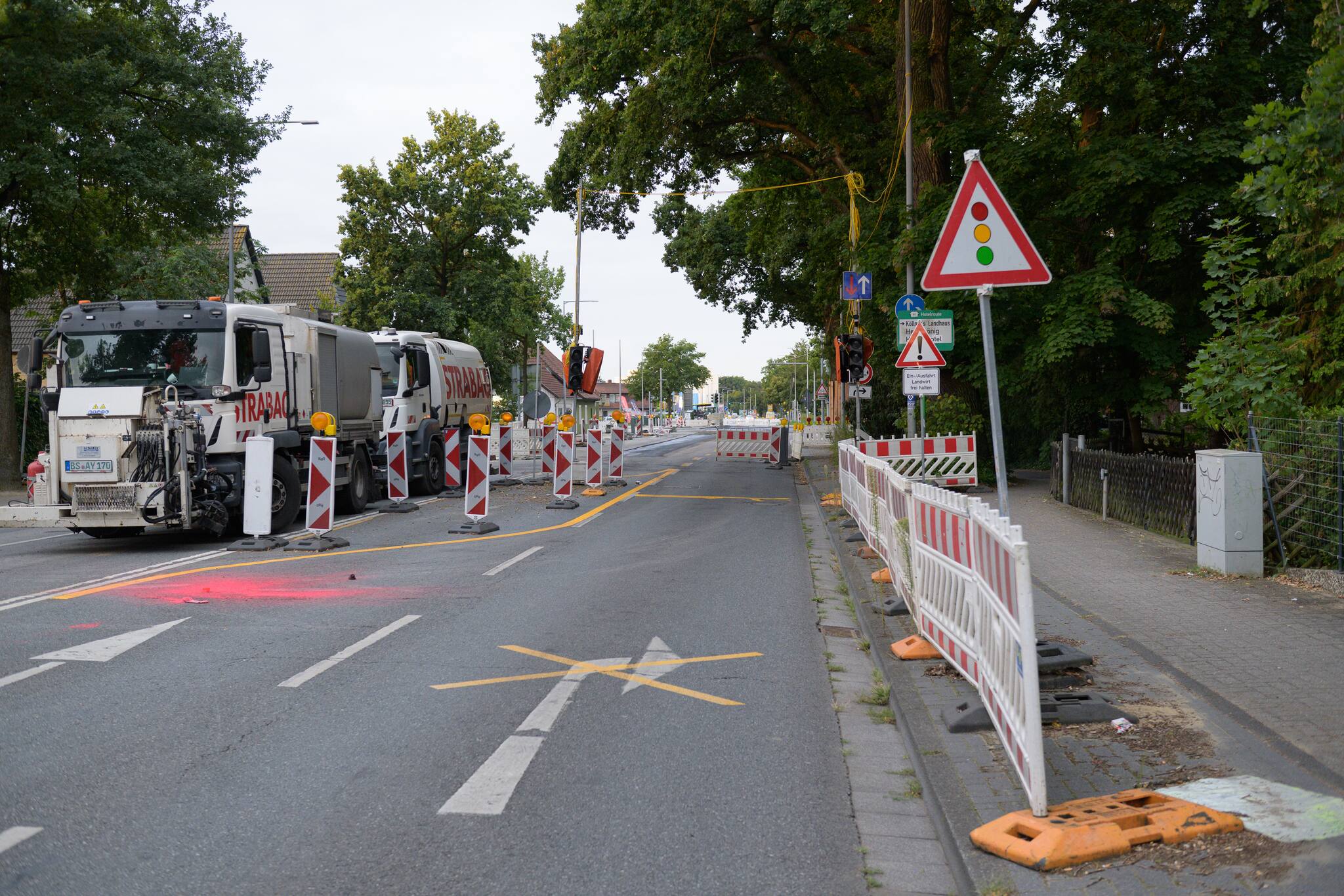 Tangente in Celle bleibt länger dicht: Kreuzung erst Dienstagabend frei