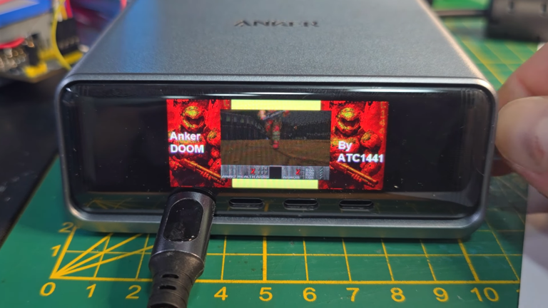 Someone got Doom running on a power bank, and it runs better than you ...