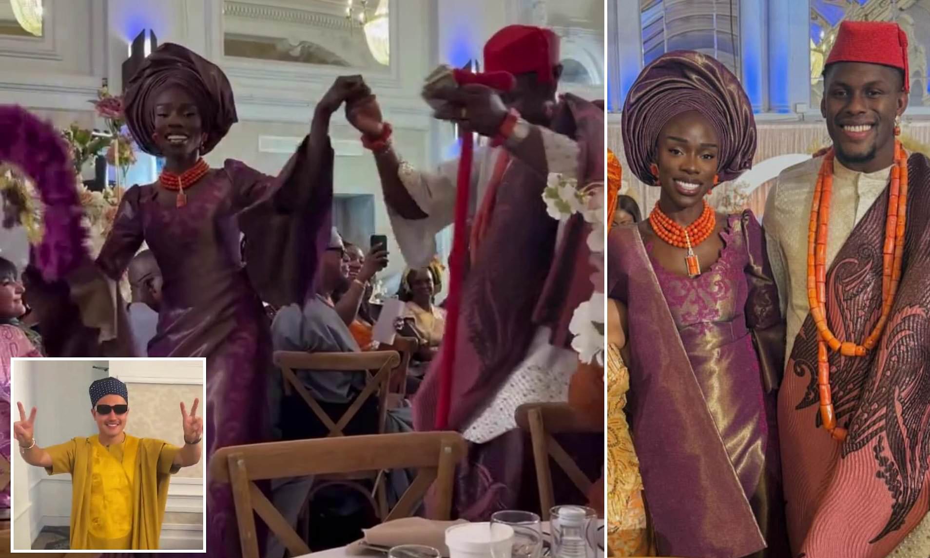 England and Lions rugby captain Maro Itoje and model wife host stunning ...
